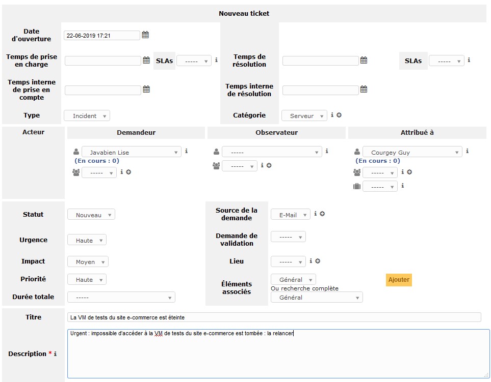 Traitez et suivez votre ticket dans GLPI - Gérez vos incidents avec le référentiel ITIL sur GLPI ...